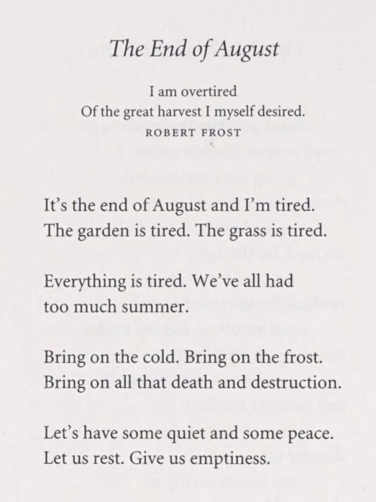 A Poem for the End of August – Robyn Neilsen